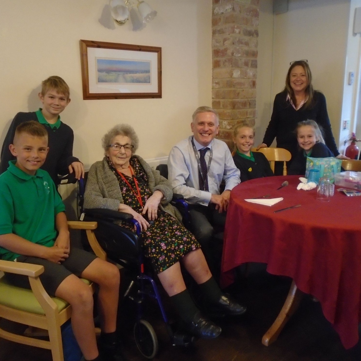 Hallbrook Primary School - Care Home Visit